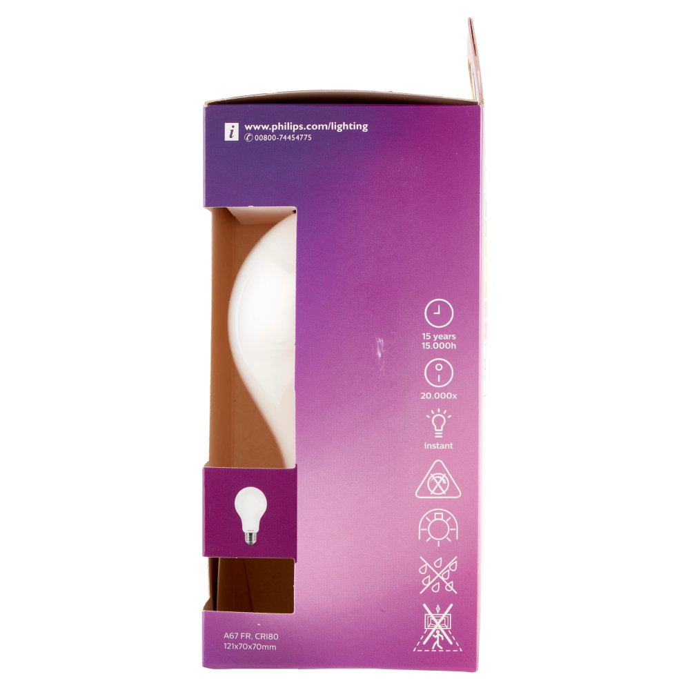 Philips Led goccia vetro 120W E27 2700K | Carrefour