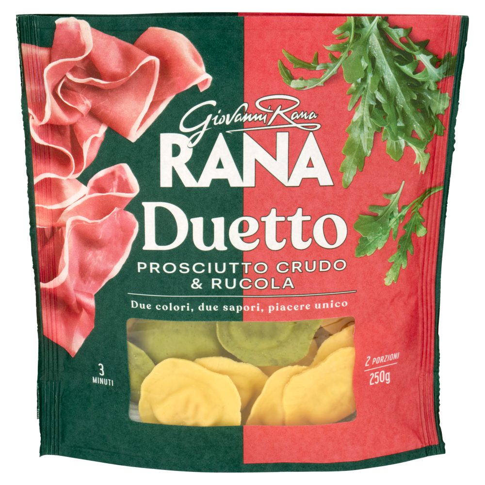 Giovanni Rana Duetto Prosciutto Crudo & Rucola 250 g | Carrefour