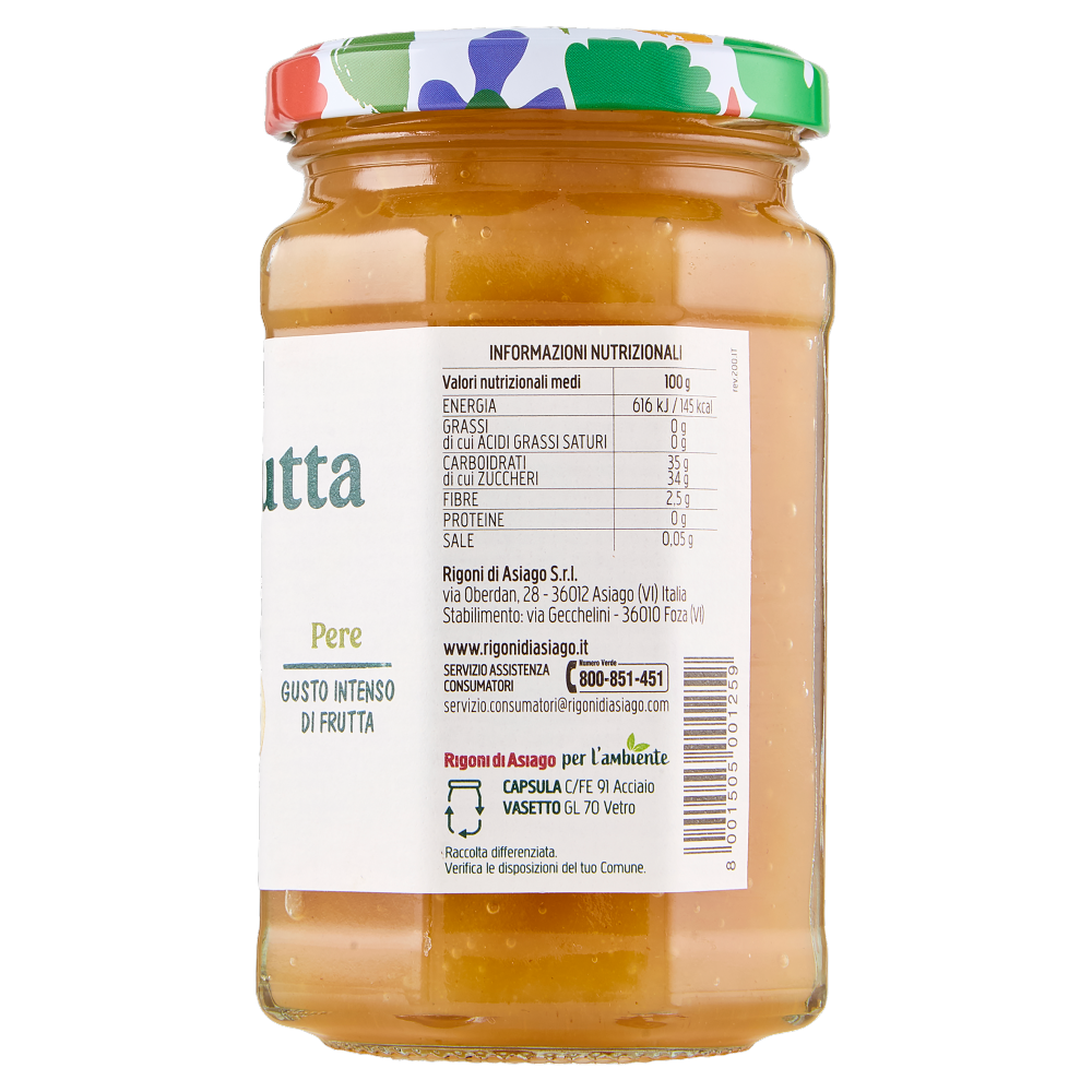 Rigoni di Asiago Fiordifrutta bio Pere 330 g | Carrefour