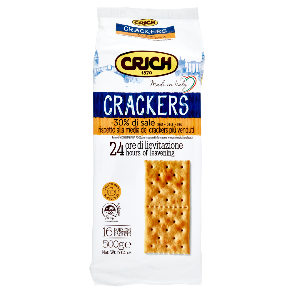 Crich Crackers -30% di sale 16 x 31,25 g | Carrefour
