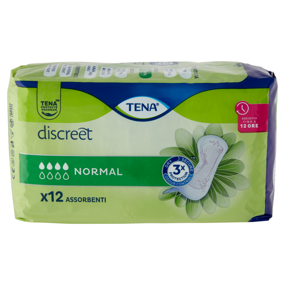 Tena discreet Normal 12 pz | Carrefour