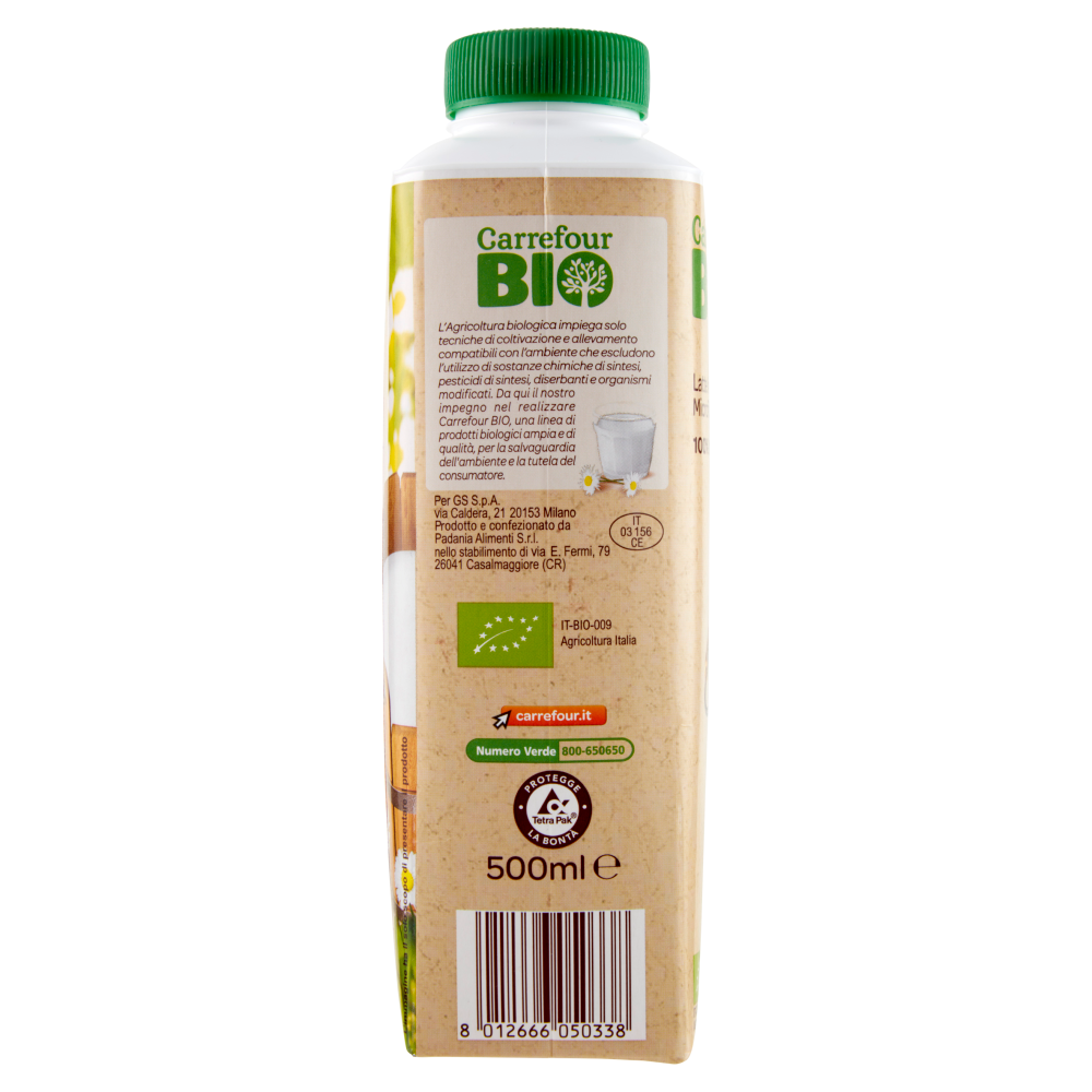 Carrefour Bio Latte Intero Microfiltrato 500 ml | Carrefour