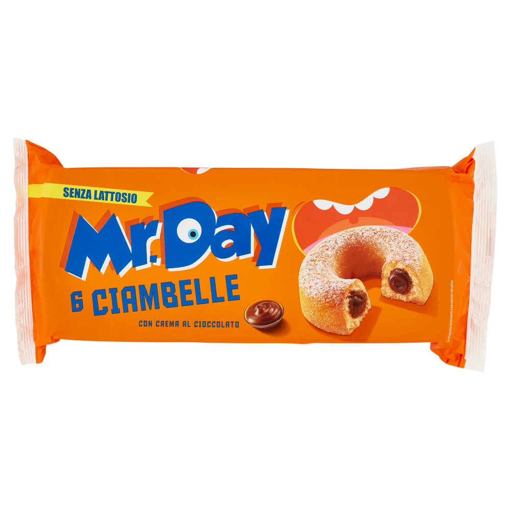 Mr.Day 6 Ciambelle con Crema al Cioccolato 6 x 50 g | Carrefour