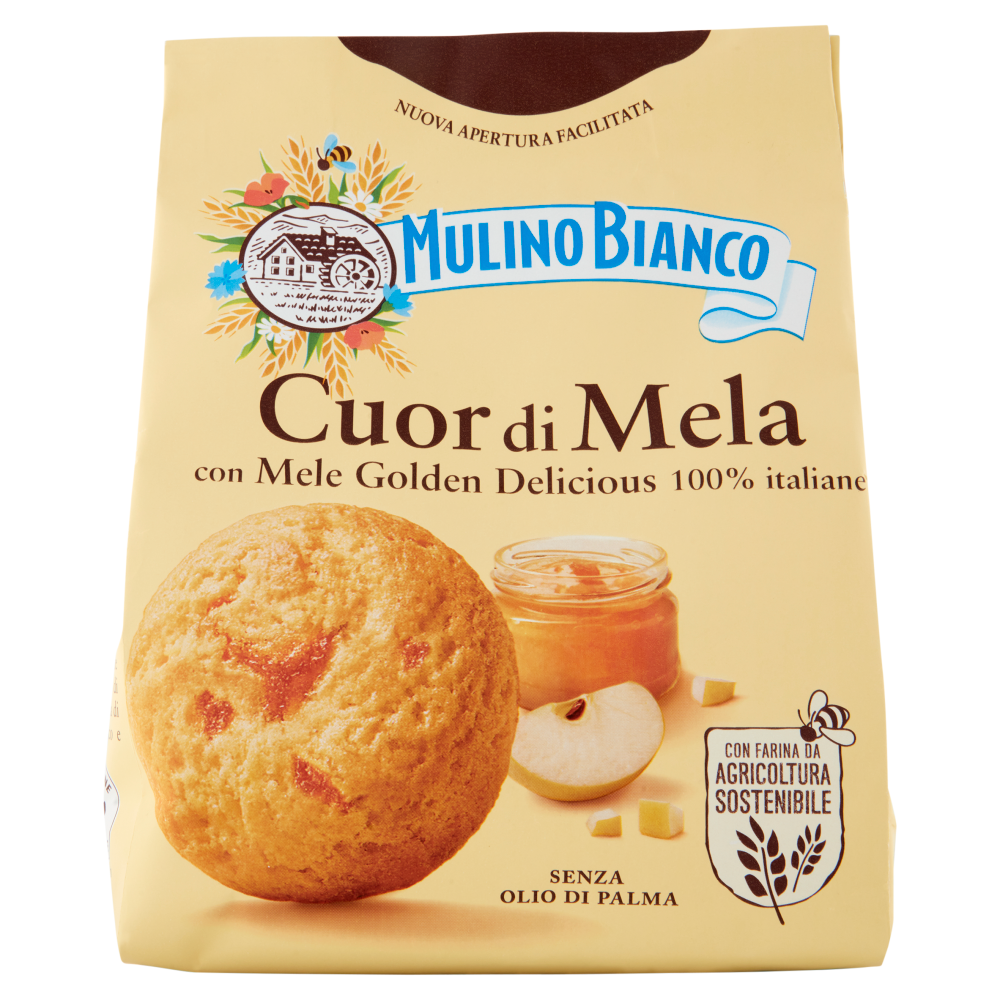 Mulino Bianco Cuor di Mela Biscotti con Mele 100% Italiane 300g | Carrefour