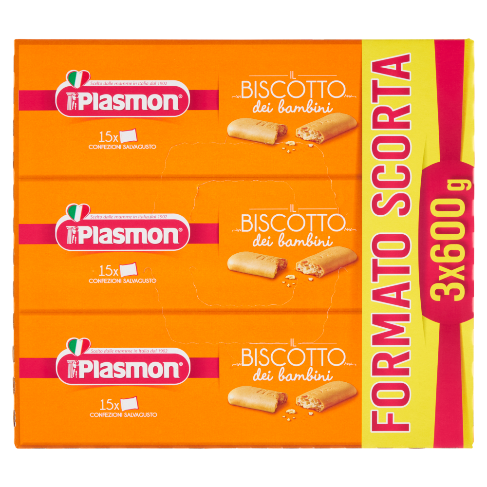 Plasmon il Biscotto dei bambini 3 x 600 g | Carrefour