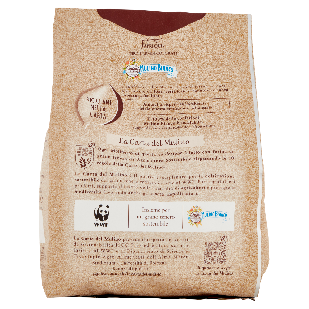 Mulino Bianco Molinetti Biscotti con Farina Integrale e Grano Saraceno ...