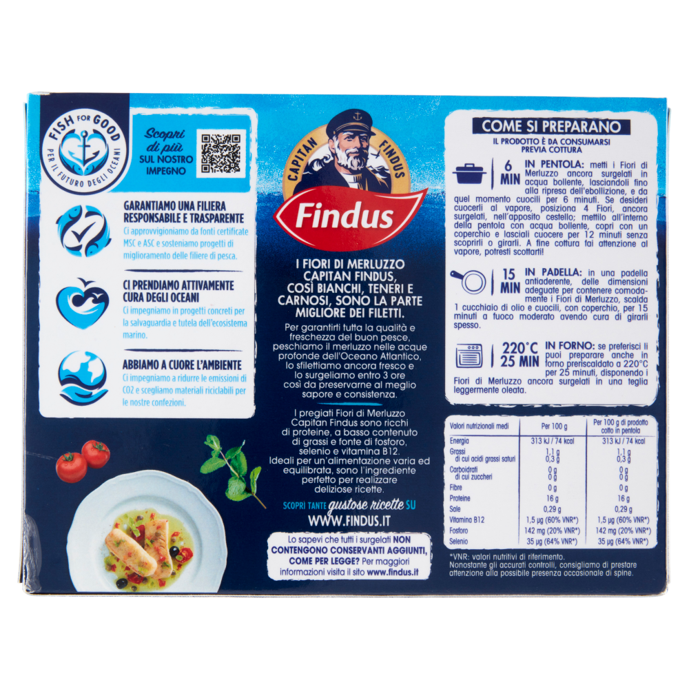 Capitan Findus 4 Fiori di Merluzzo 300 g | Carrefour