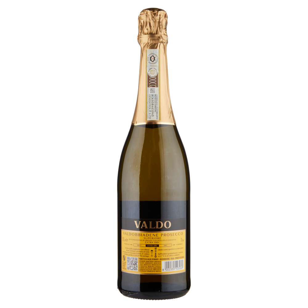Valdo Marca Oro Valdobbiadene Prosecco Superiore DOCG Extra Dry 750 ml ...