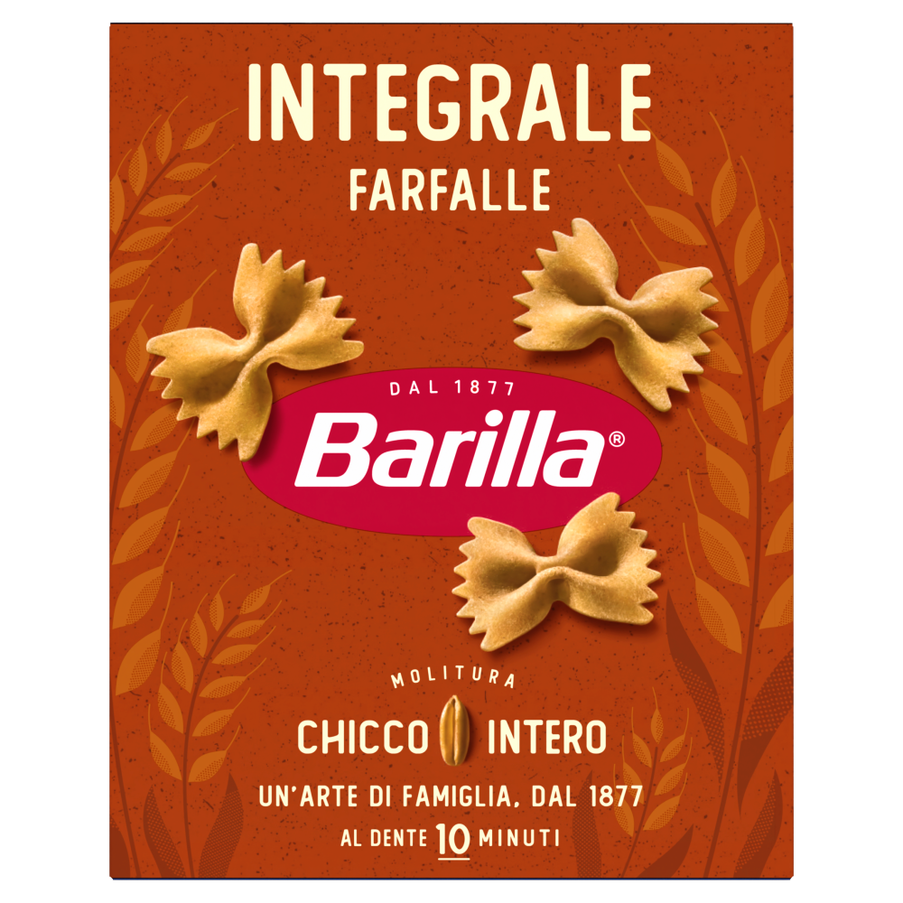 Barilla Pasta Integrale Farfalle 100% grano italiano 500 g | Carrefour