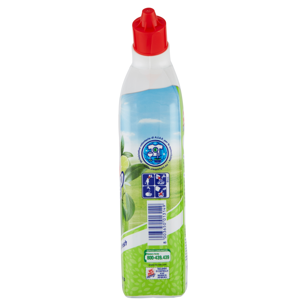 Wc Net - Pulitore WC Liquido, Profumoso Gel, Prevenzione Calcare e Igienizzante, Lime Fresh, 800 ...