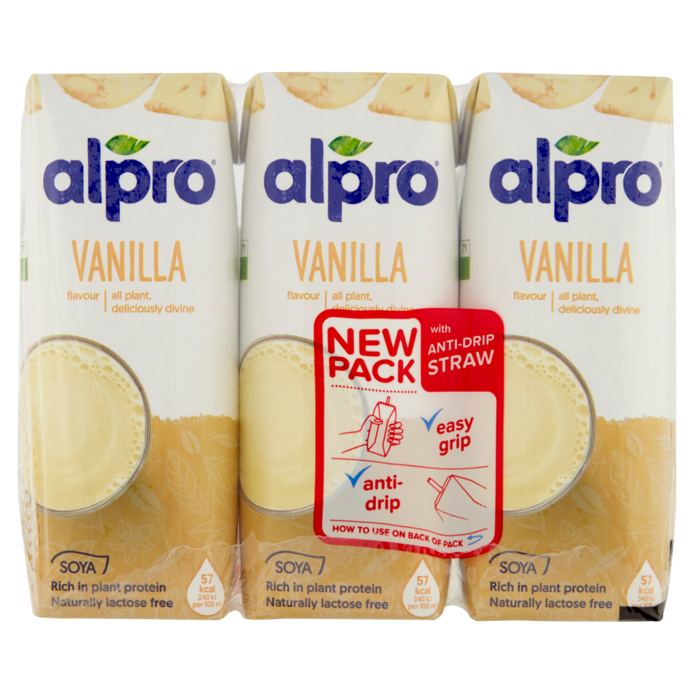 alpro Vanilla flavour 3 x 250 ml | Carrefour