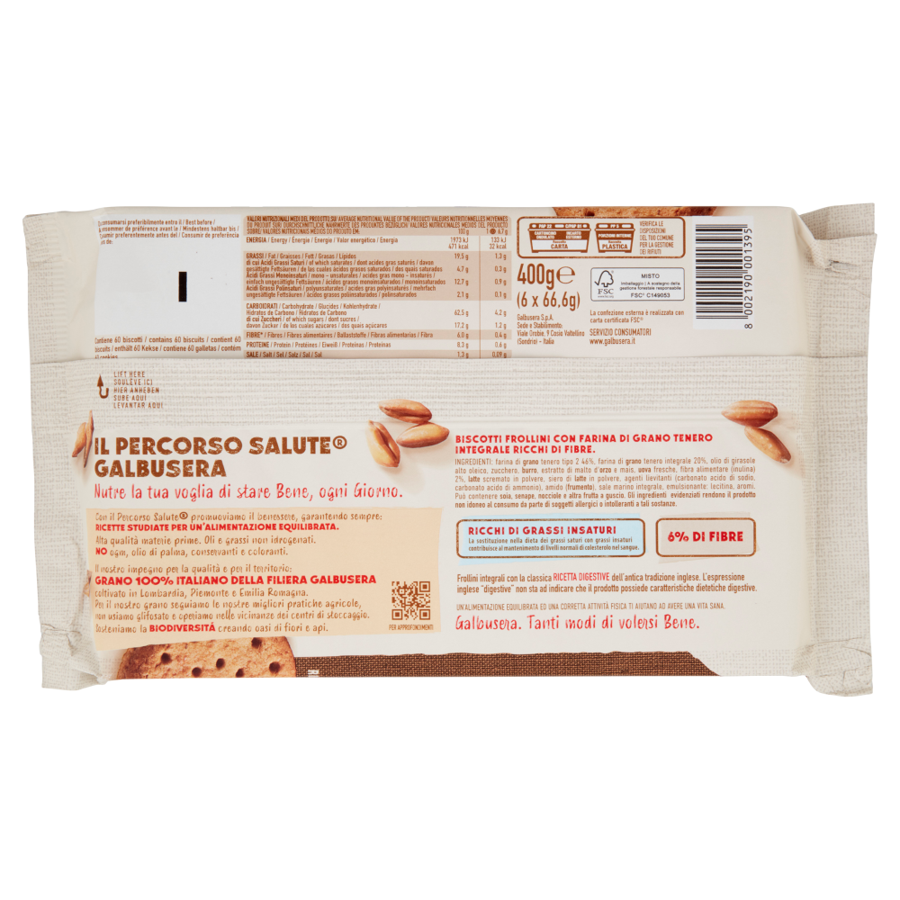 Galbusera Turco 6 x 66,6 g | Carrefour