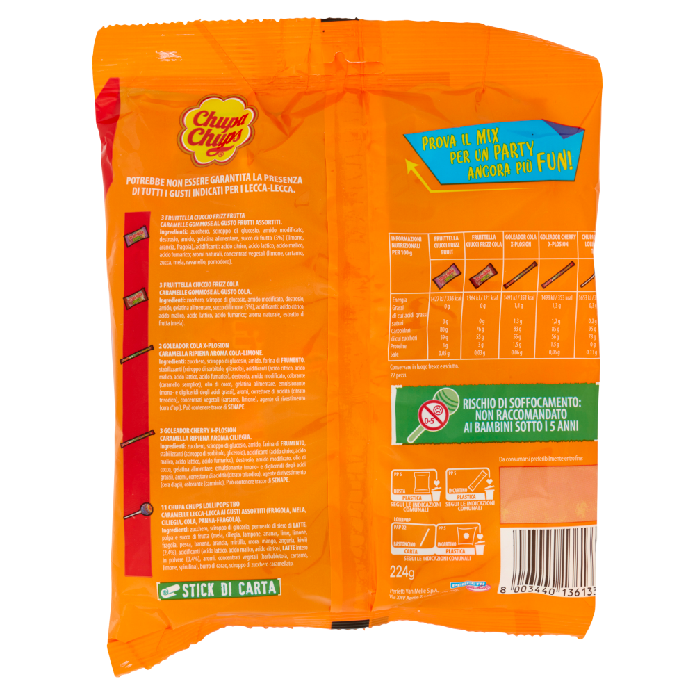 Chupa Chups Fun Party Mix 224 g | Carrefour