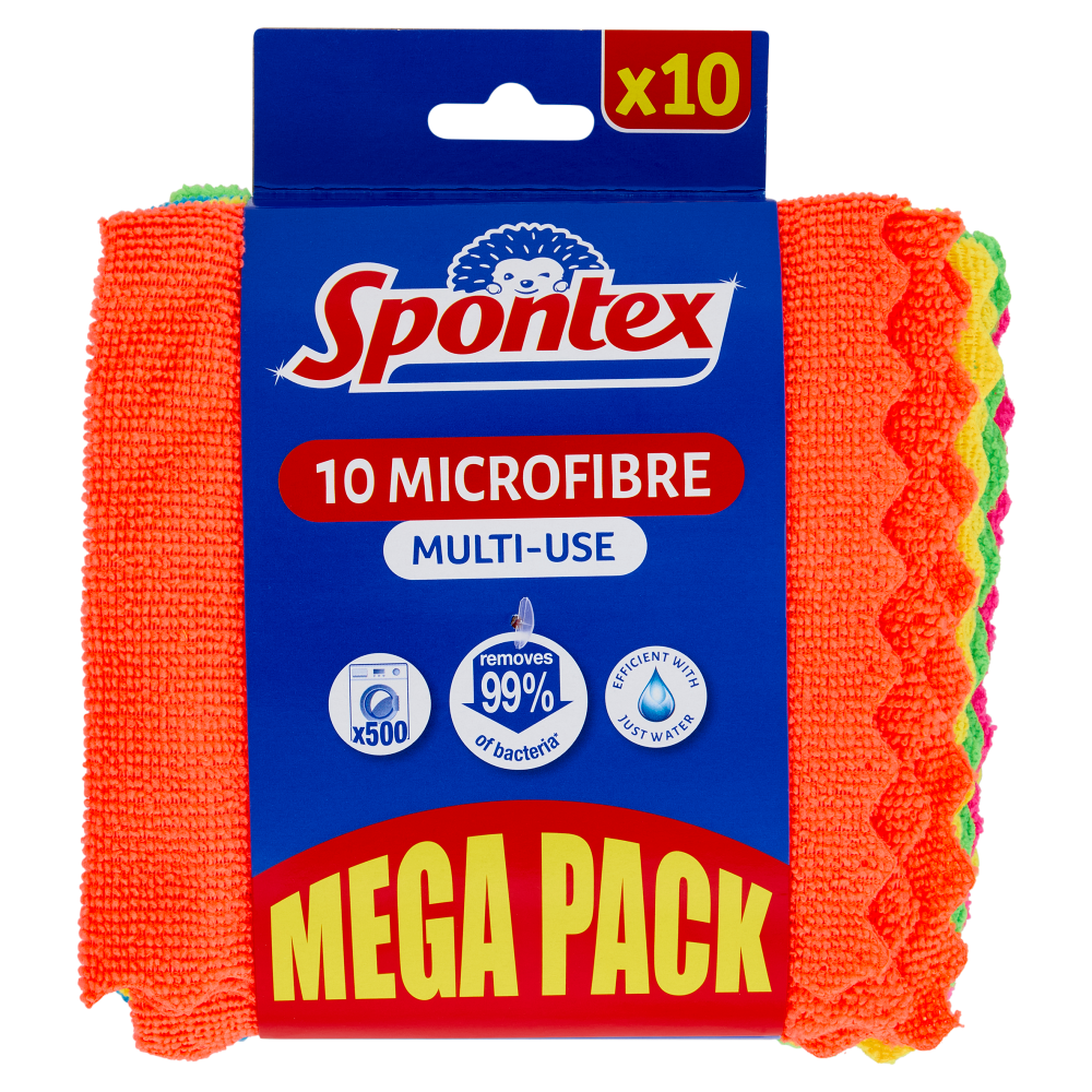 Spontex Microfibre x10 | Carrefour