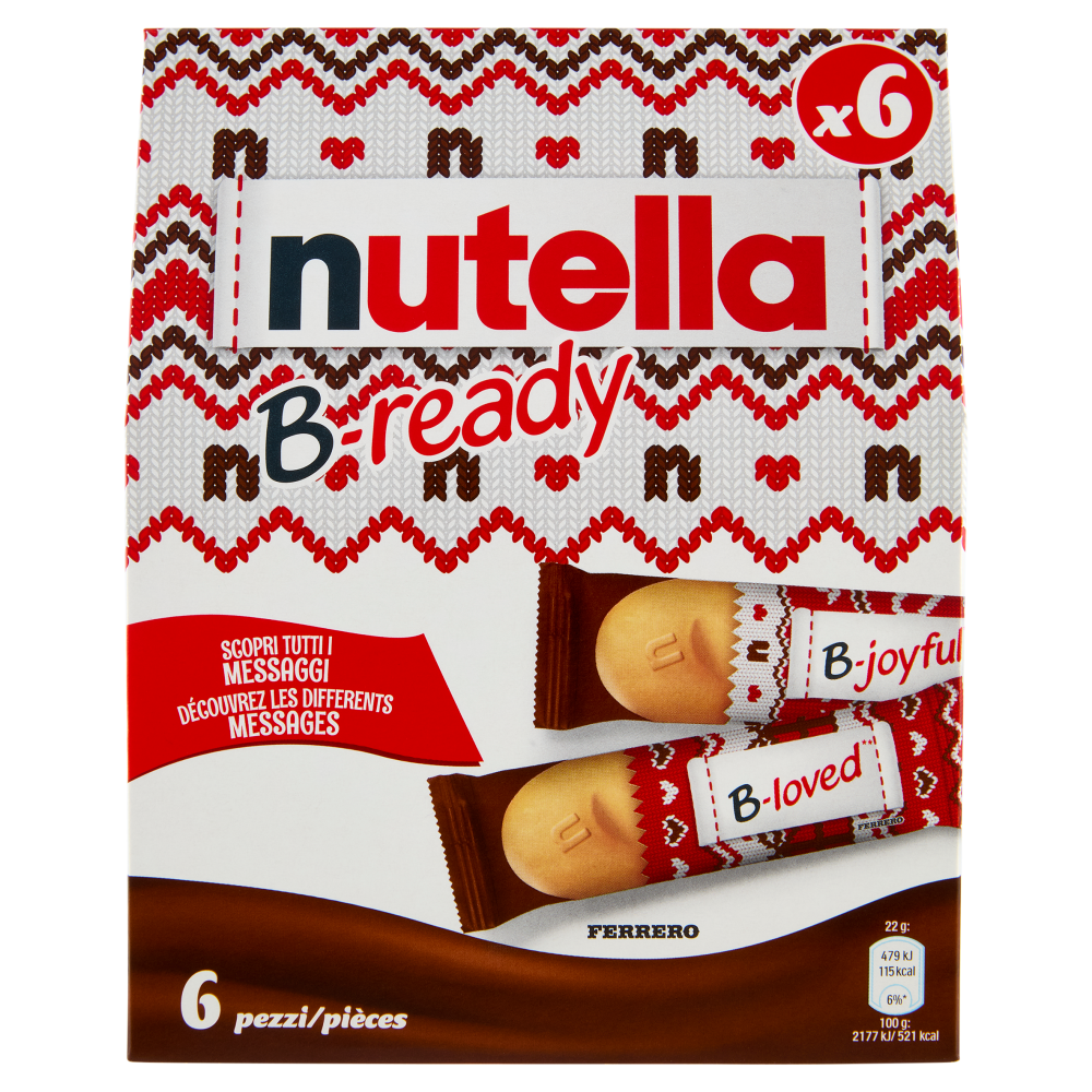 nutella B-ready 6 x 22 g | Carrefour