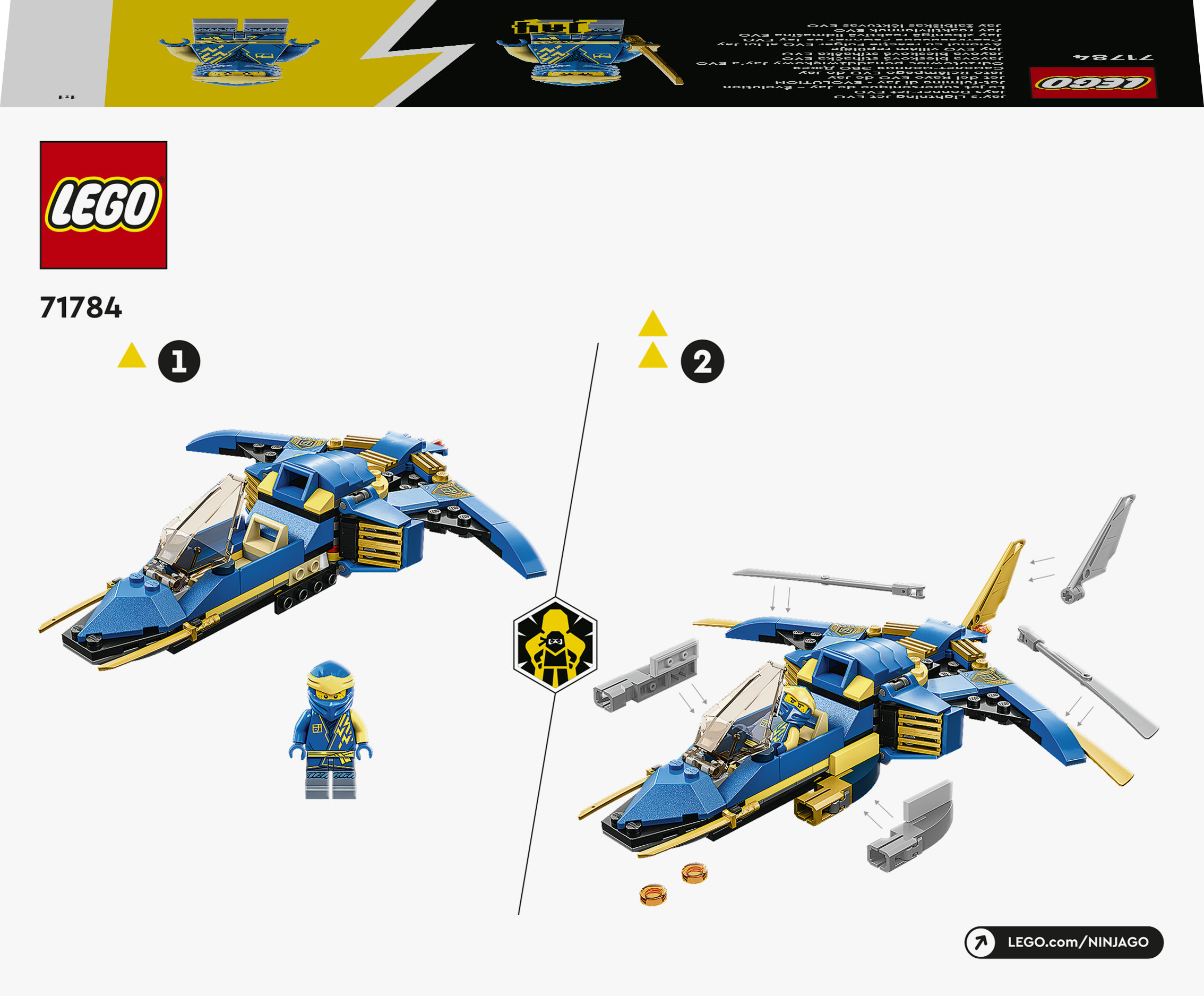 LEGO NINJAGO Jet-Fulmine di Jay - EVOLUTION | Carrefour