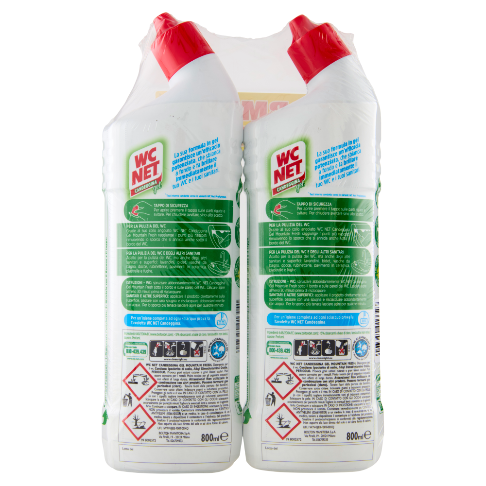 WC Net Candeggina gel Mountain Fresh 2 x 800 ml | Carrefour