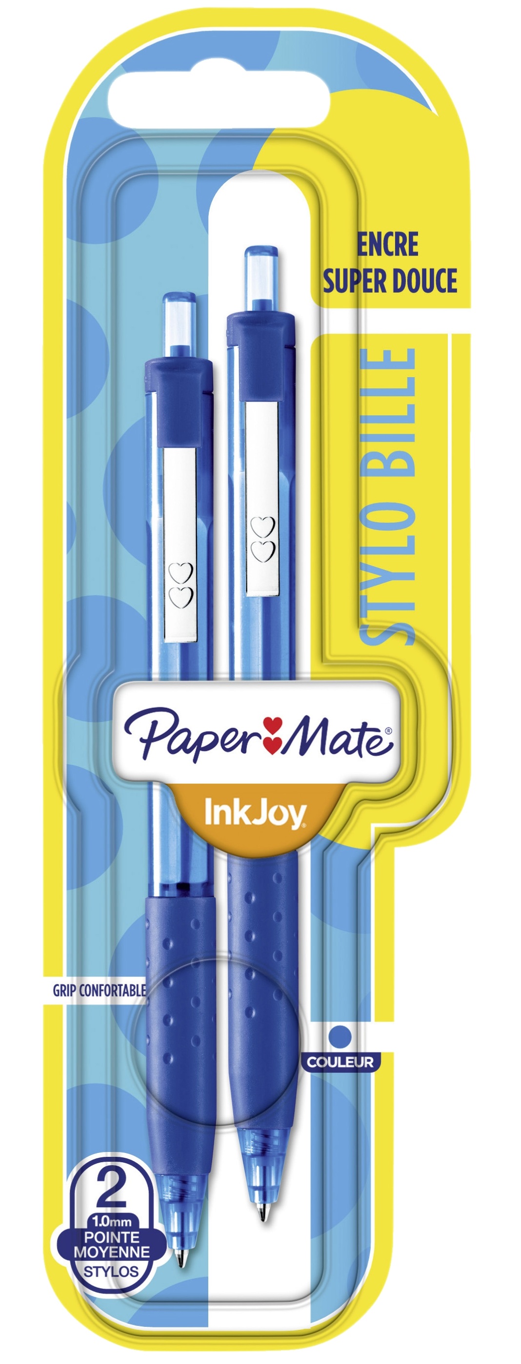 Papermate InkJoy 300 RT Blu Penna a sfera retrattile a clip Medio 2 pz ...
