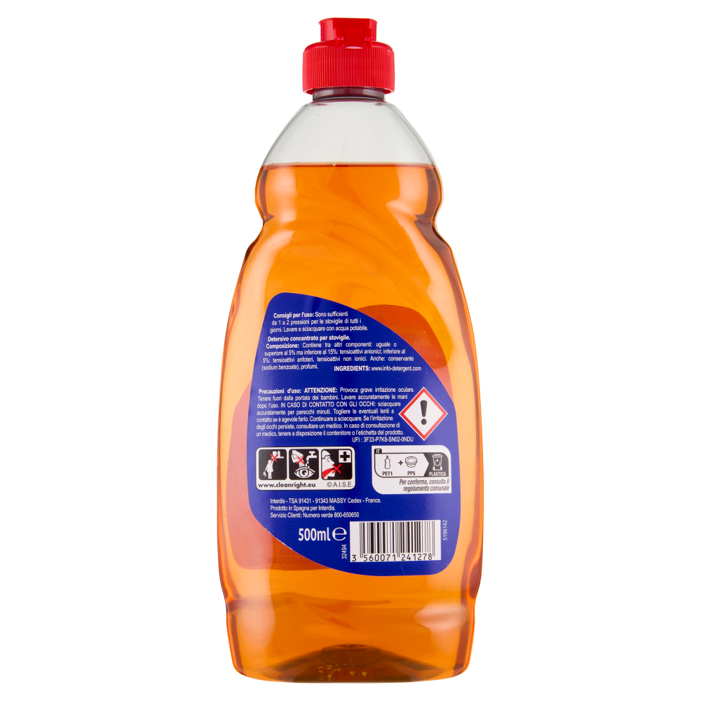 Carrefour Expert Power Clean Detersivo Concentrato per Stoviglie Aceto ...