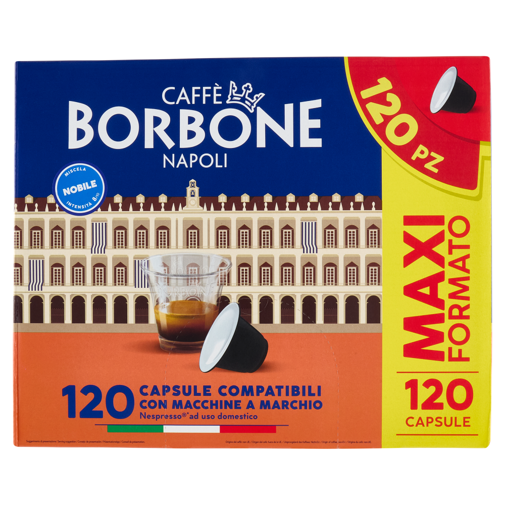 Caffè Borbone Miscela Nobile Capsule Compatibili Nespresso* ad uso ...