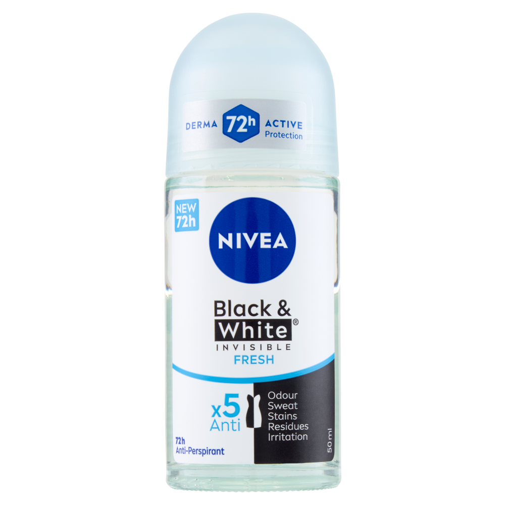 Nivea Black & White Invisible Fresh Anti-Perspirant 50 ml | Carrefour
