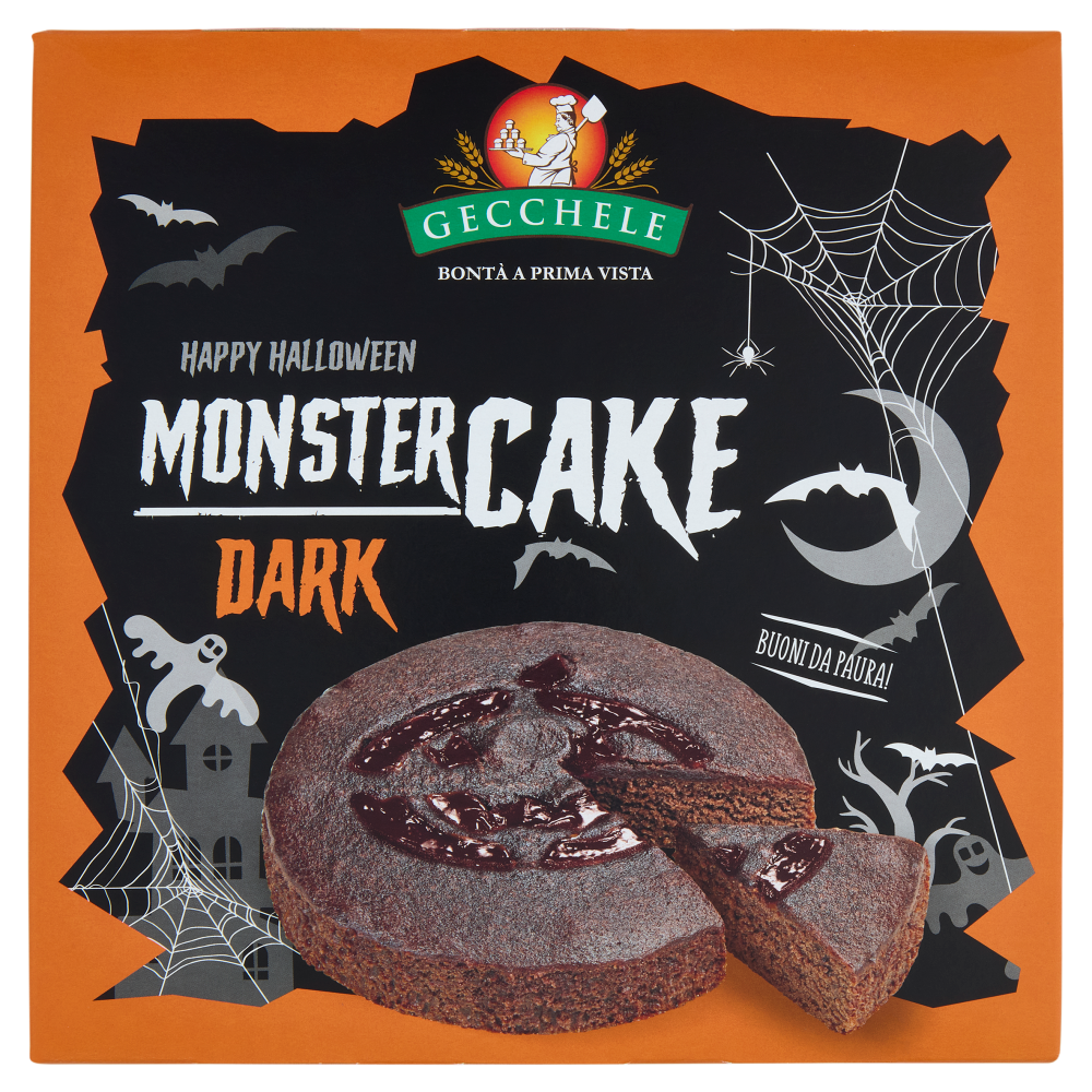 Gecchele Happy Halloween Monster Cake Dark 350 g | Carrefour