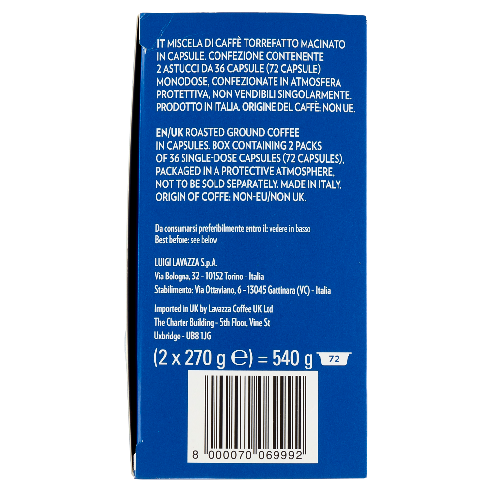 Lavazza A Modo Mio Crema e gusto Classico 72 capsule 540g | Carrefour