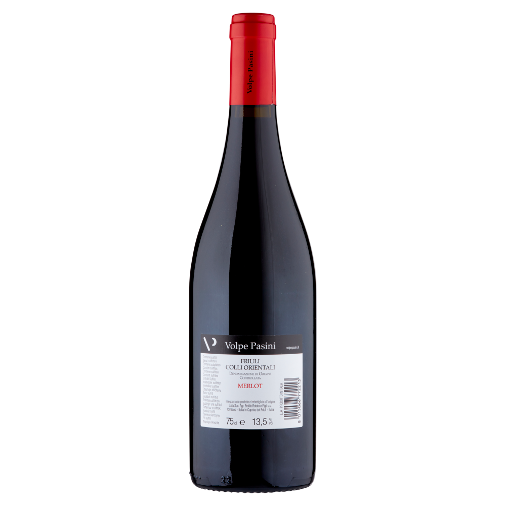 Volpe Pasini Togliano Merlot Friuli Colli Orientali DOC 75 cl | Carrefour