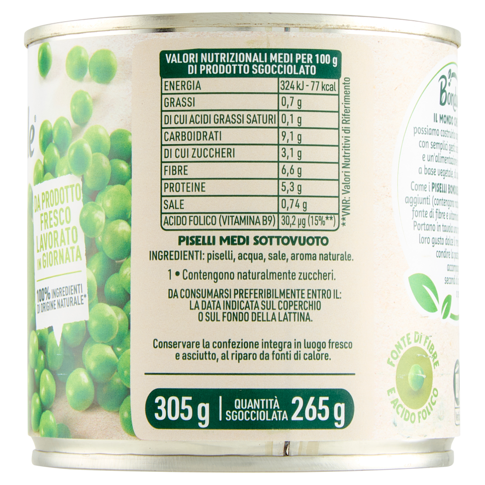 Bonduelle Piselli Medi 305 g | Carrefour