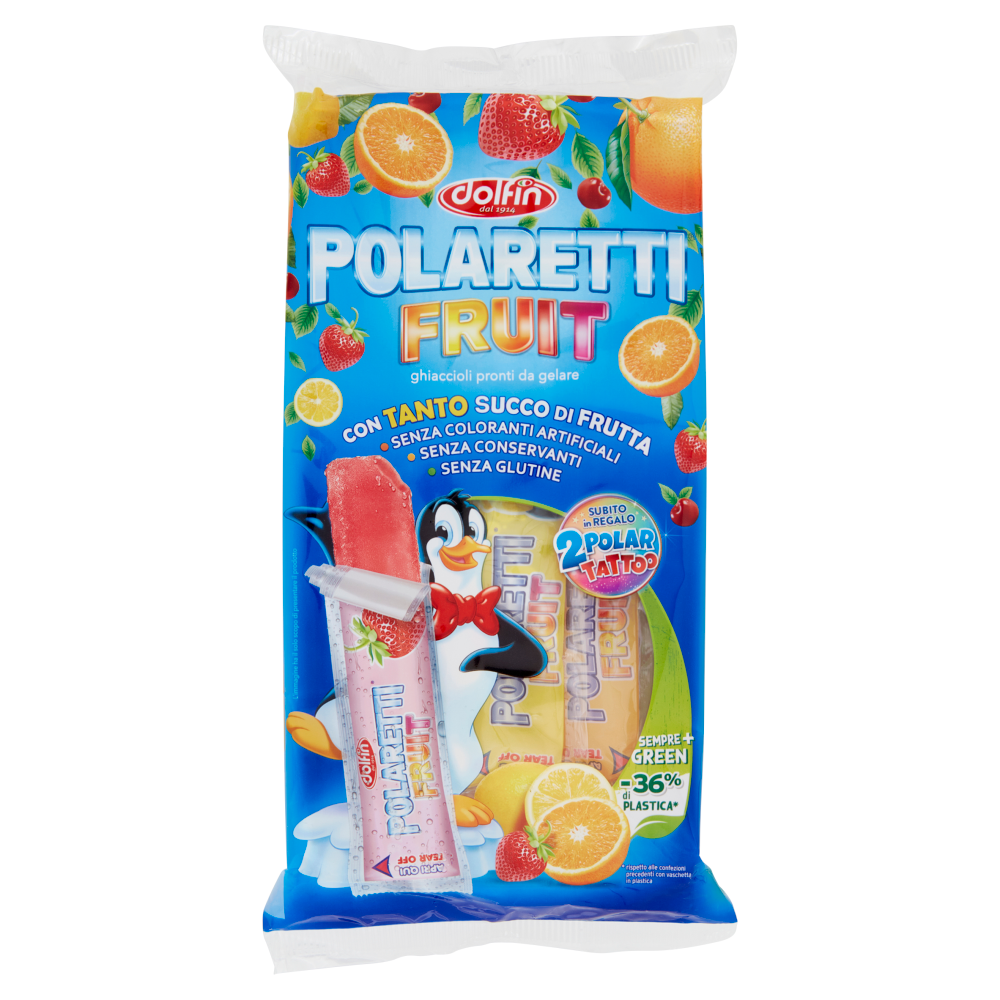 Polaretti Fruit Green ghiaccioli pronti da gelare 10 pezzi 420 ml ...