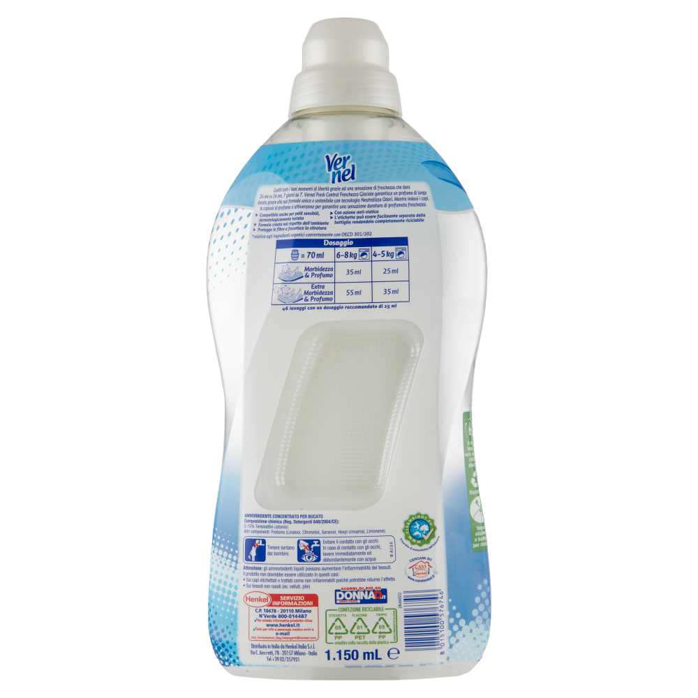 VERNEL Concentrato Fresh Control Blu 1,15L | Carrefour