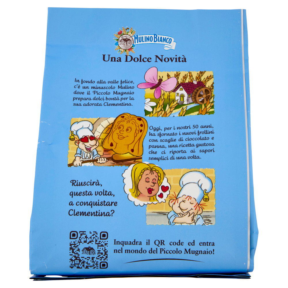 Mulino Bianco Frollini del Piccolo Mugnaio Biscotti con Cioccolato e Panna Limited Edition 300g ...