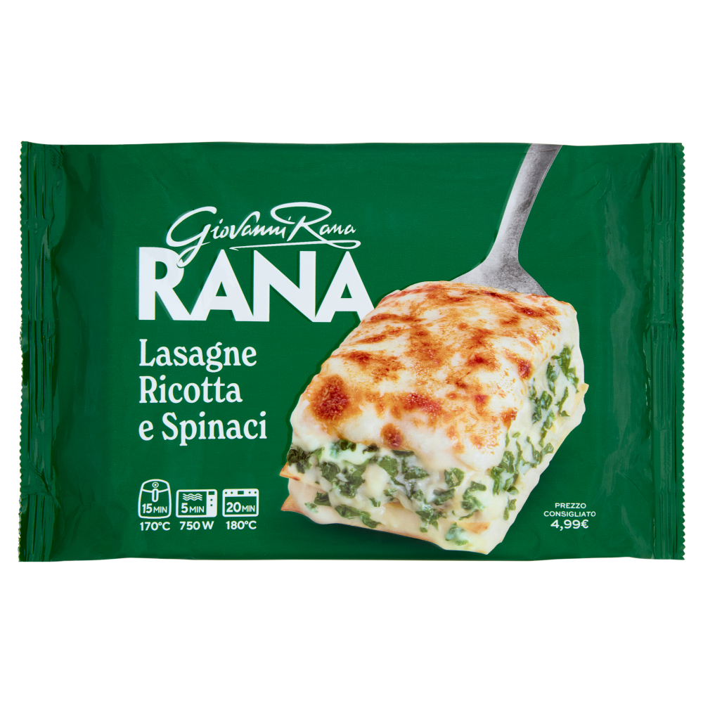 Giovanni Rana Lasagne Ricotta e Spinaci 350 g | Carrefour