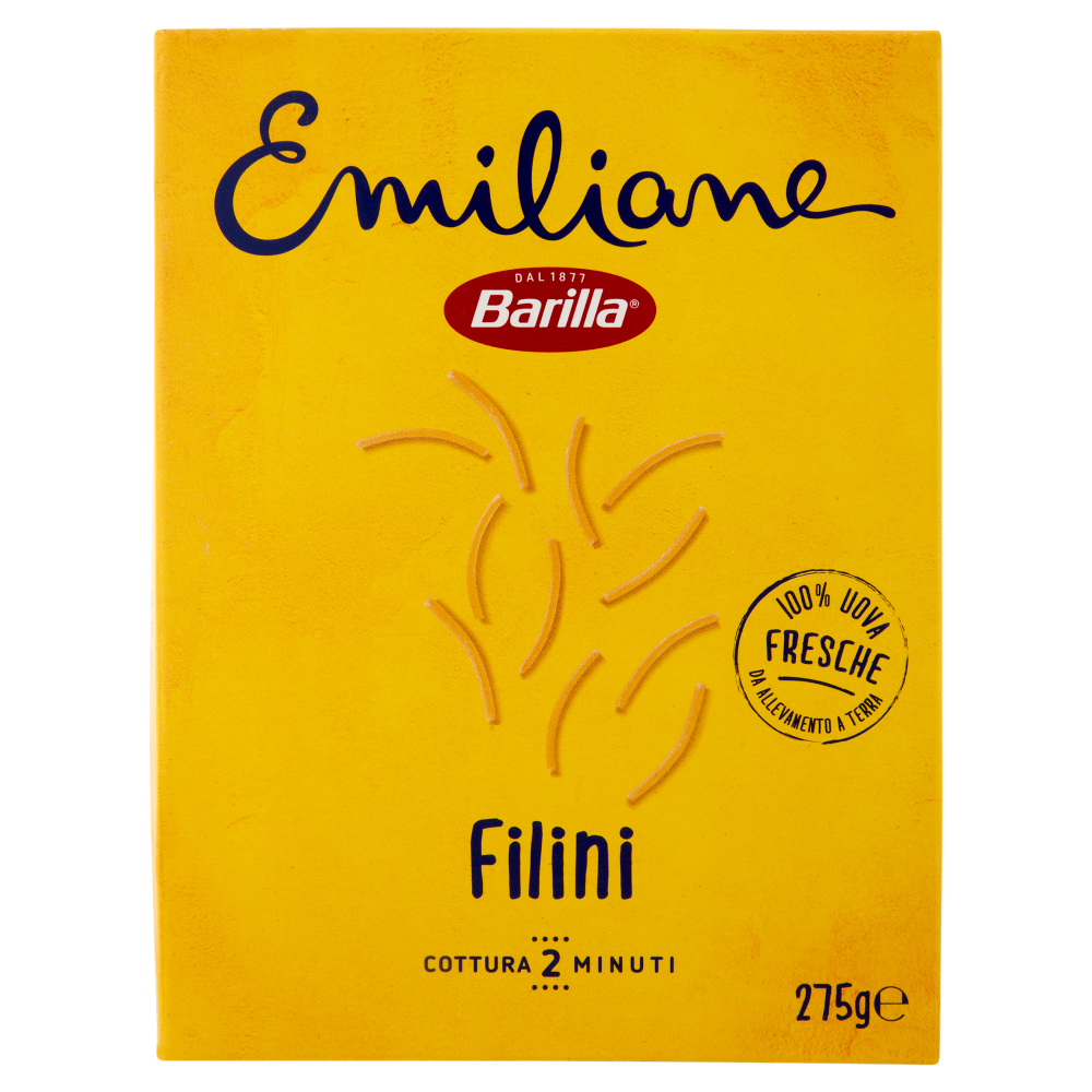Barilla Emiliane Filini Pasta all'Uovo 275 g | Carrefour