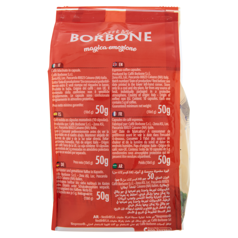 Caffè Borbone Miscela Suprema Capsule Compatibili Nespresso* 10 x 5 g ...