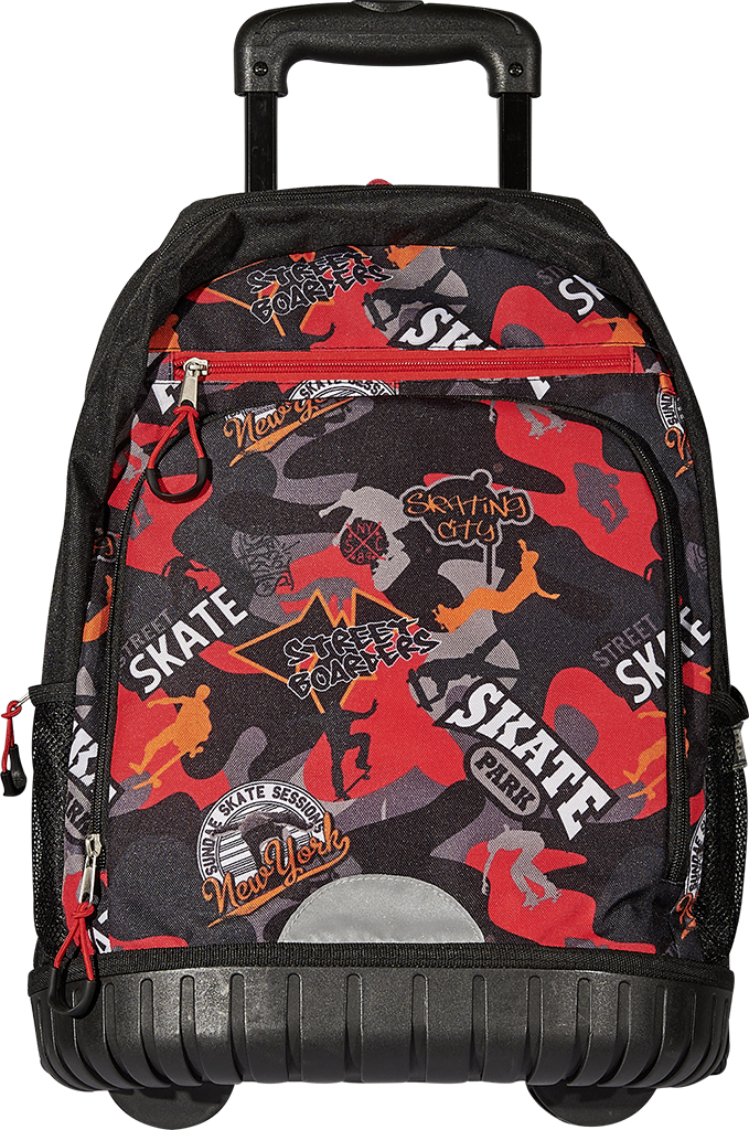 Carrefour Trolley Boy Skate Rosso con Base Rinforzata | Carrefour