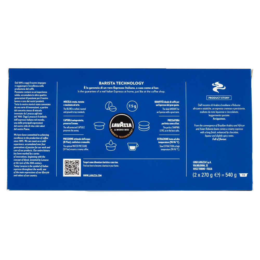 Lavazza A Modo Mio Crema e gusto Classico 72 capsule 540g | Carrefour
