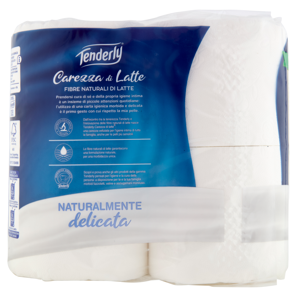 Tenderly Carezza di Latte Rotoli Vellutati 4 pz | Carrefour