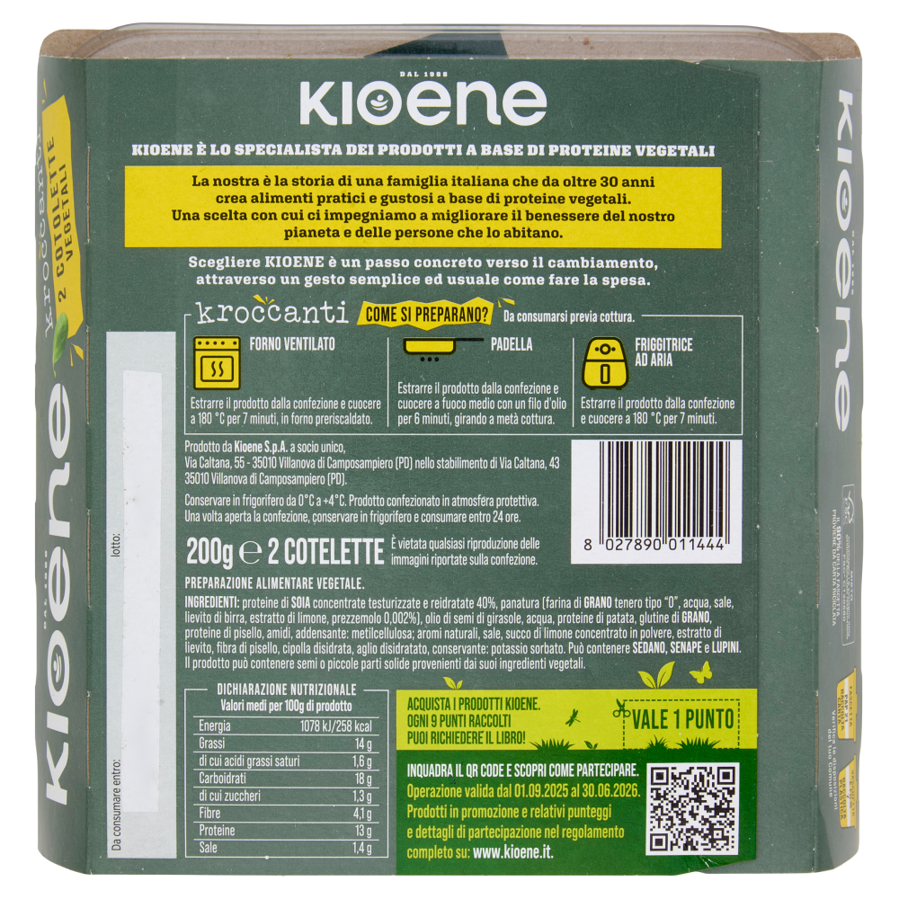Kioene Cotoletta vegetale 200 g | Carrefour