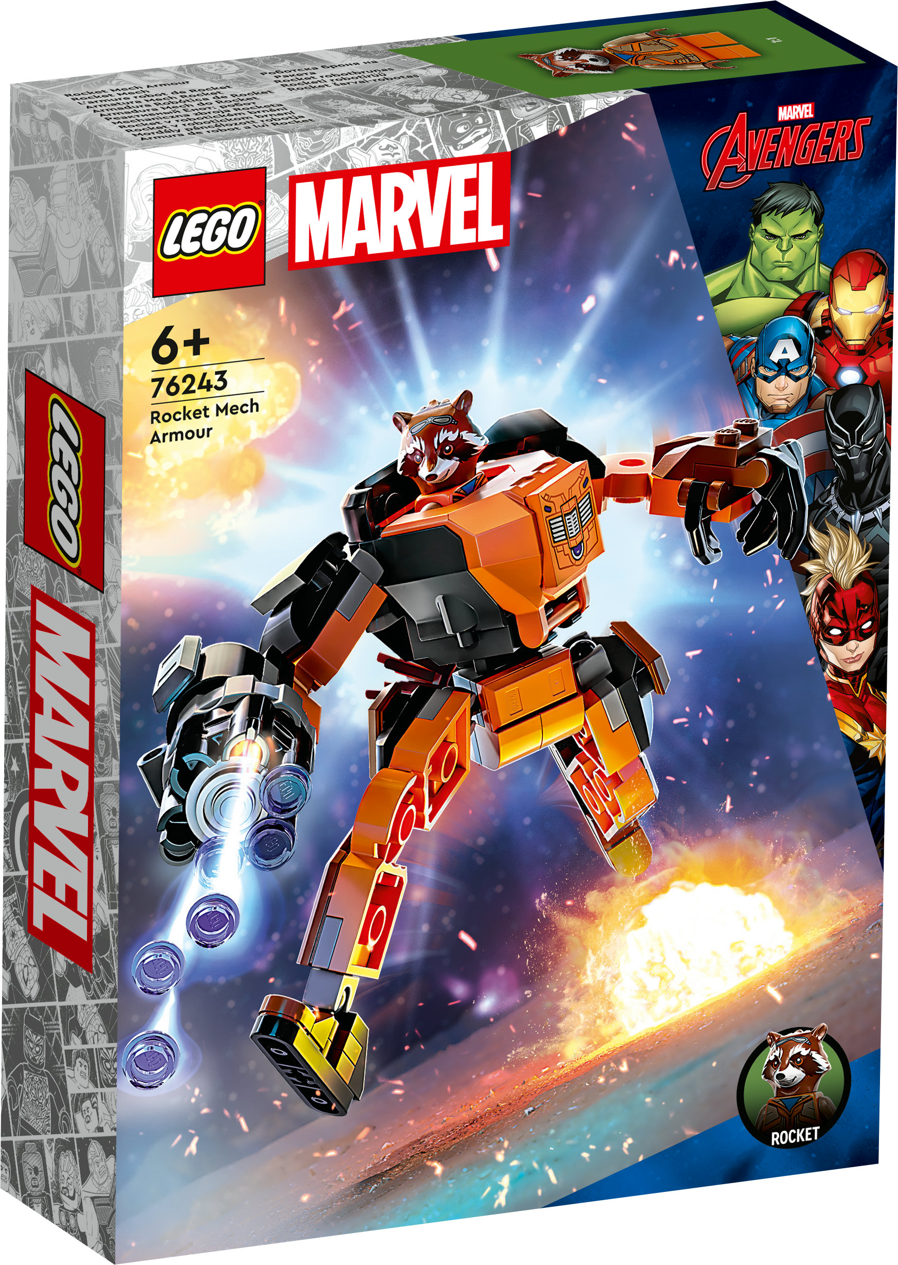 LEGO Marvel Avengers Armatura Mech Rocket | Carrefour