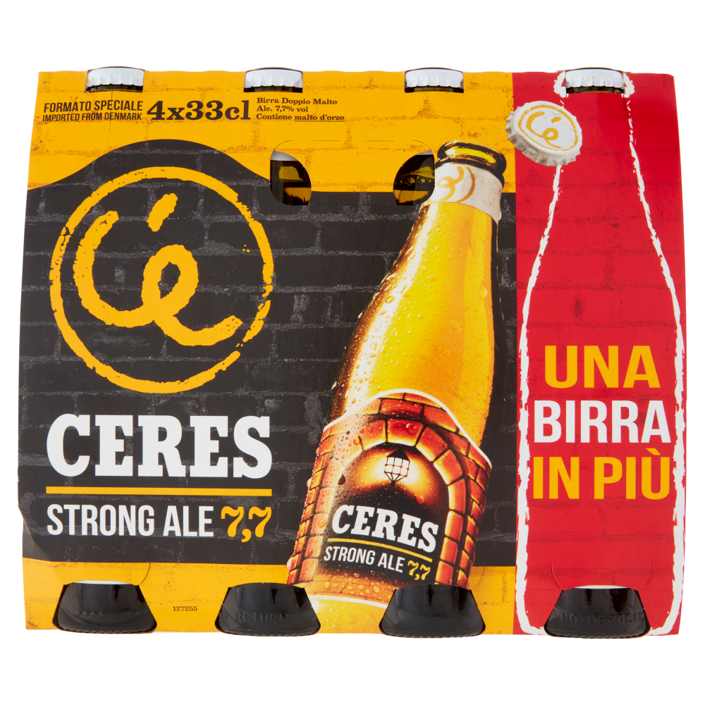 Ceres Strong Ale 7,7 4 x 33 cl | Carrefour