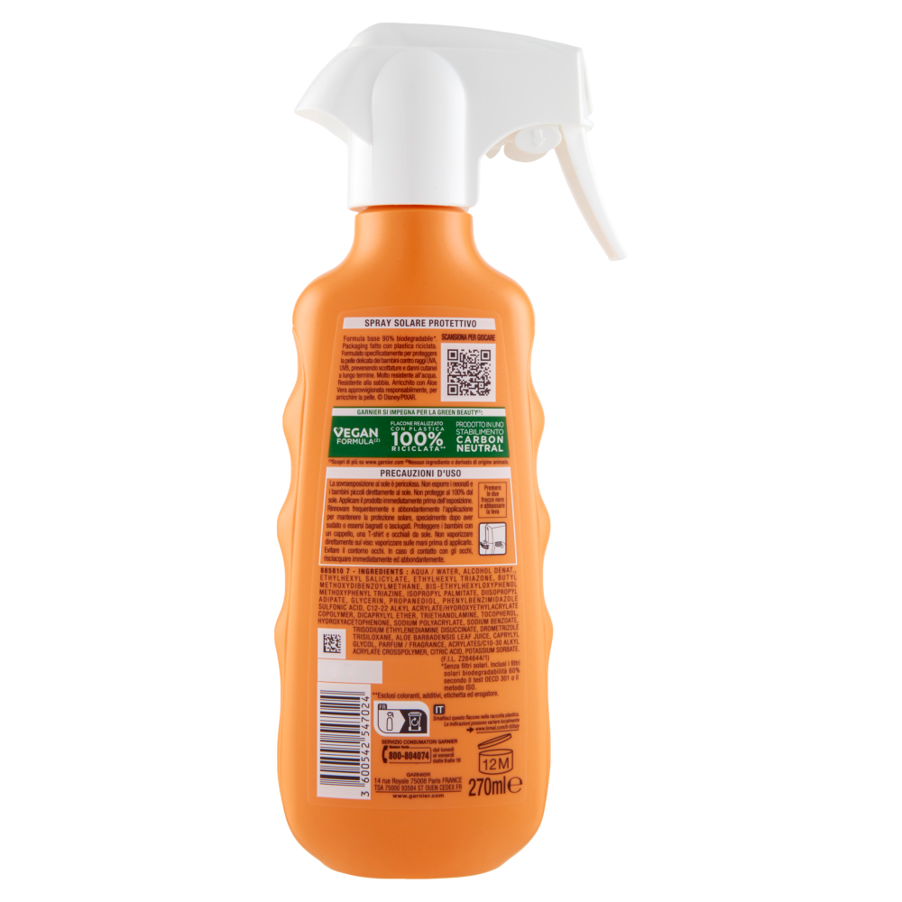 Garnier Ambre Solaire Gachette Nemo SPF 50+ 270 ml | Carrefour