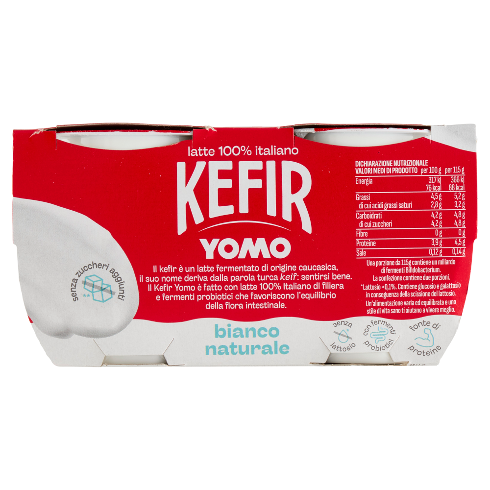 Yomo Kefir bianco naturale 2 x 115 g | Carrefour