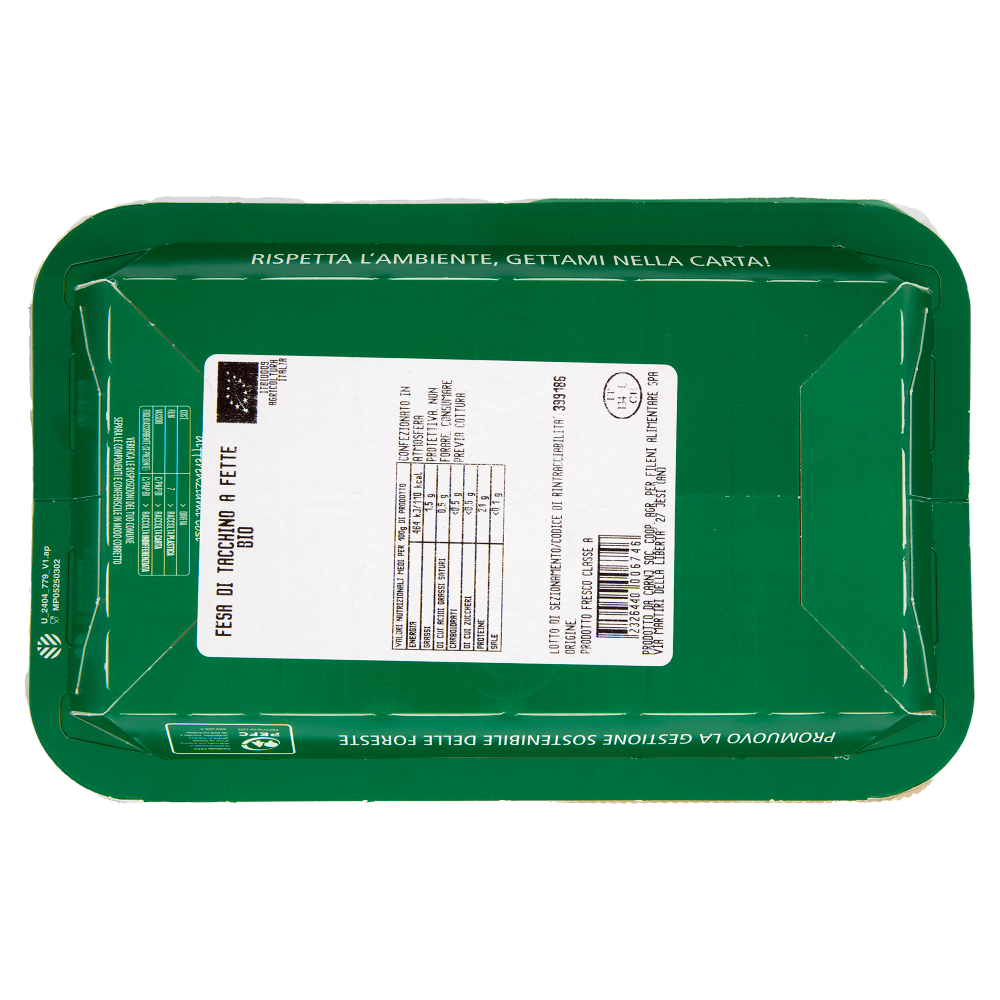 Fileni Bio Fesa di Tacchino a Fette Bio | Carrefour