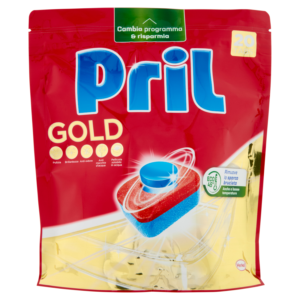 PRIL Gold Tabs 20pz (352g) | Carrefour