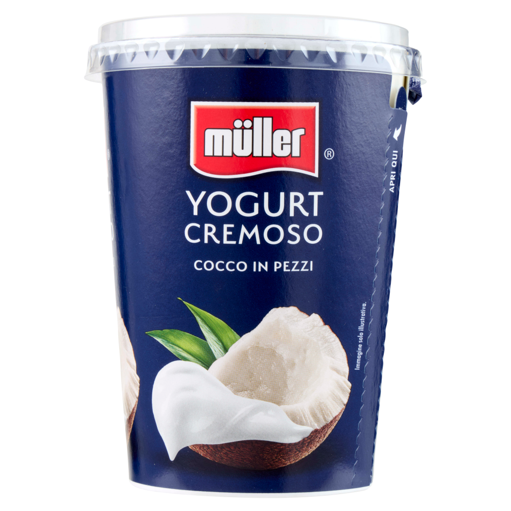 müller Yogurt Cremoso Cocco in Pezzi 500 g | Carrefour