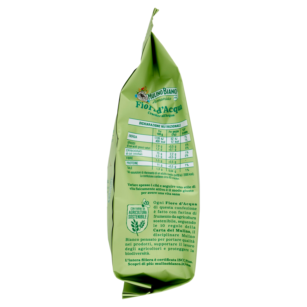 Mulino Bianco Armonia Fiori d'Acqua Cracker Senza Lievito Ricchi di ...