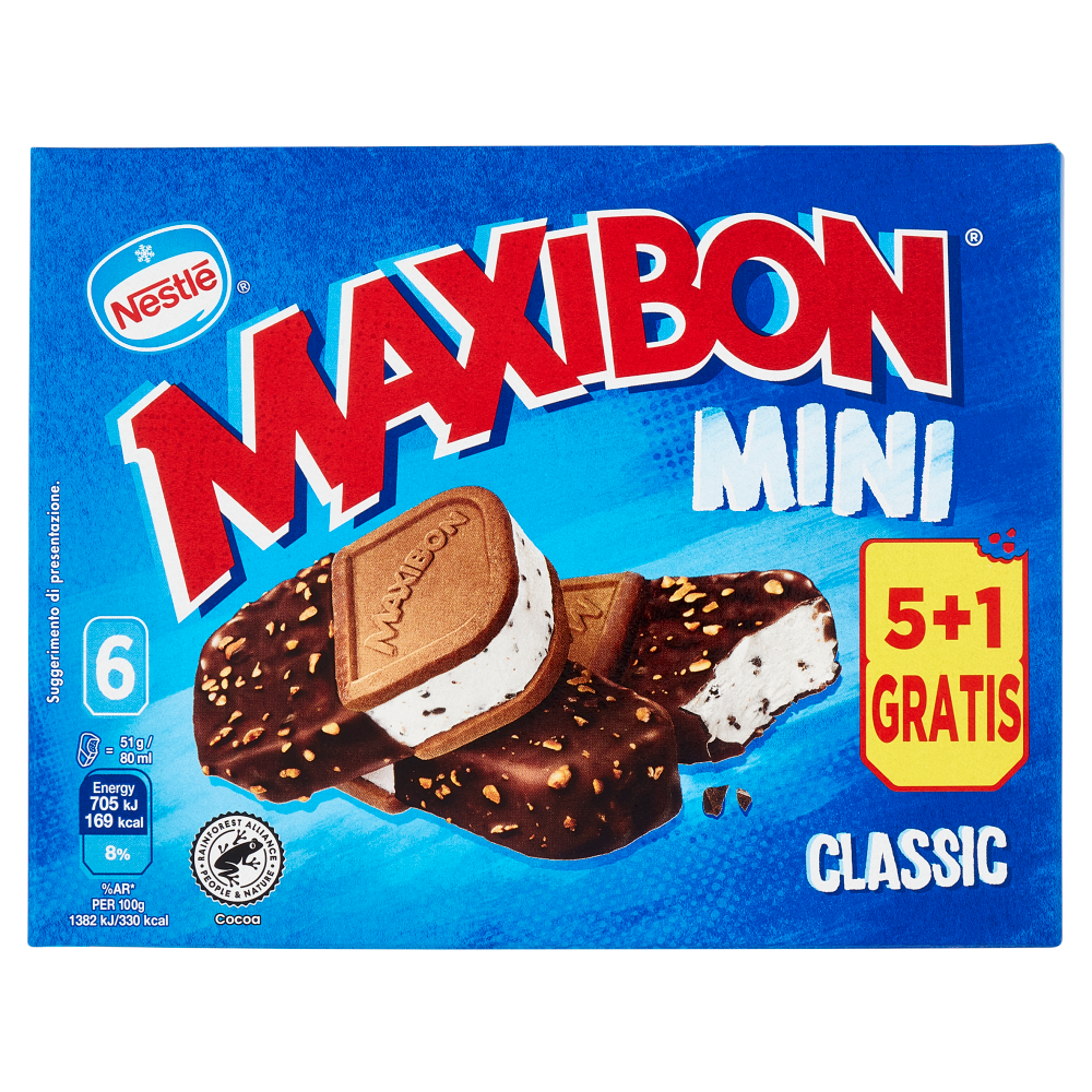 NESTLÉ Maxibon Mini Classic 6 x 51 g | Carrefour
