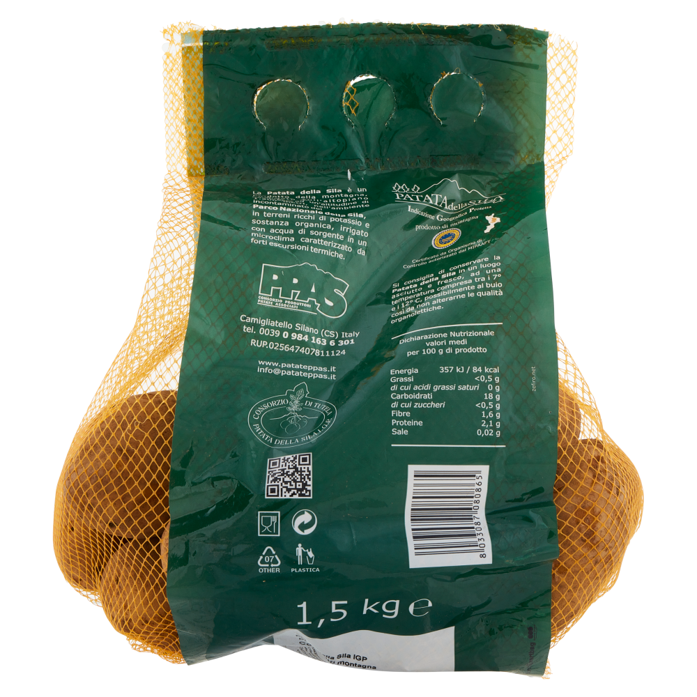 Patata della Sila IGP Gialla 1,5 kg | Carrefour
