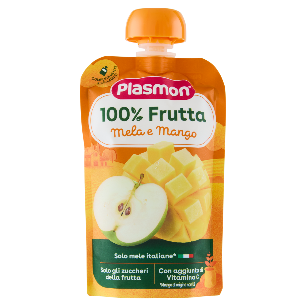 Plasmon 100% Mela e Mango 100 g | Carrefour